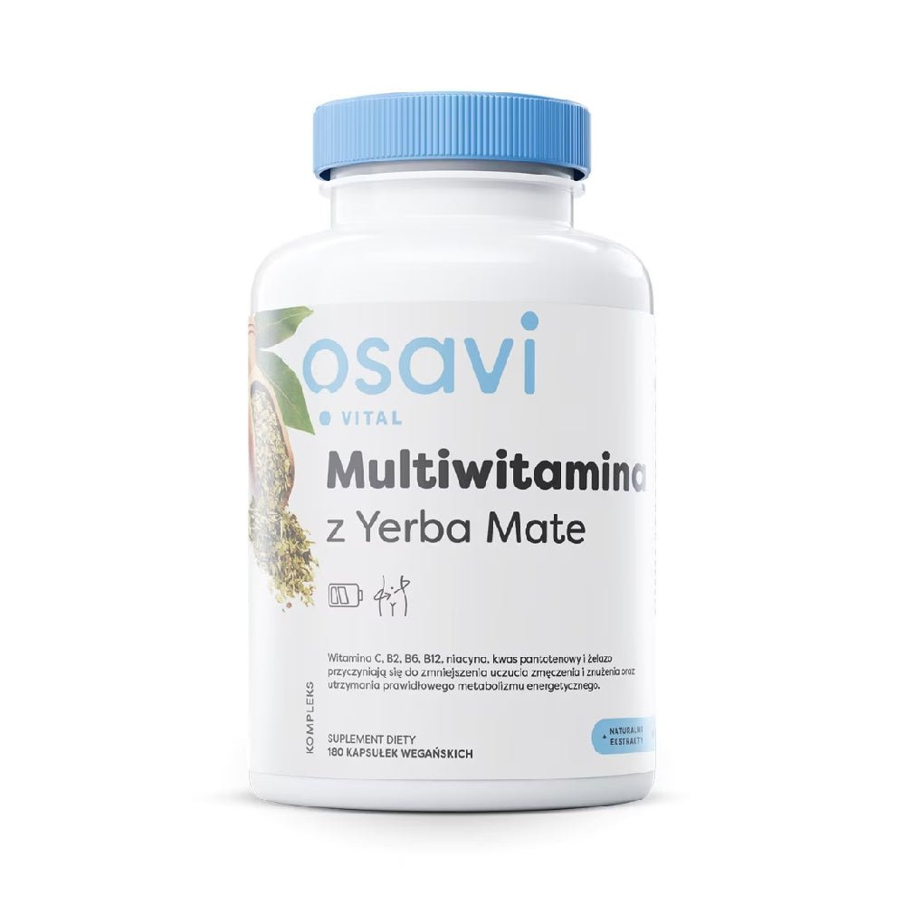 Multivitamin cu Yerba Mate, 180 capsule vegane, Osavi, Supliment ...