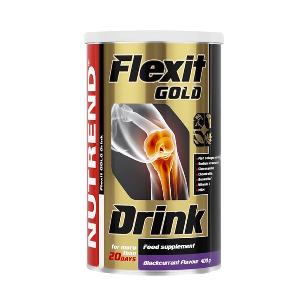 Flexit Gold 400g, pudra, Nutrend, Supliment alimentar pentru oase si articulatii - Nutriland ...