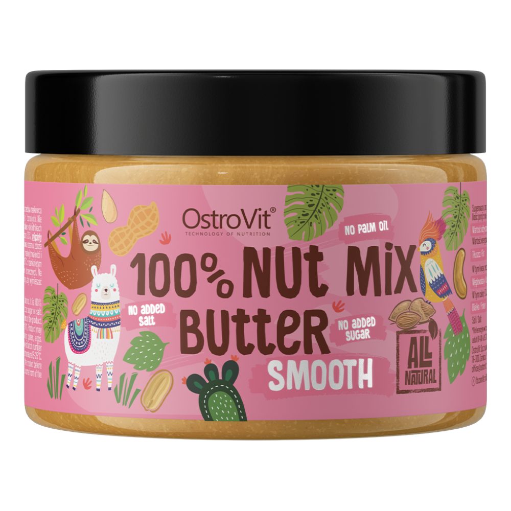 100% Unt din mix de nuci, 500g, Ostrovit - Nutriland™ – Nutriland®