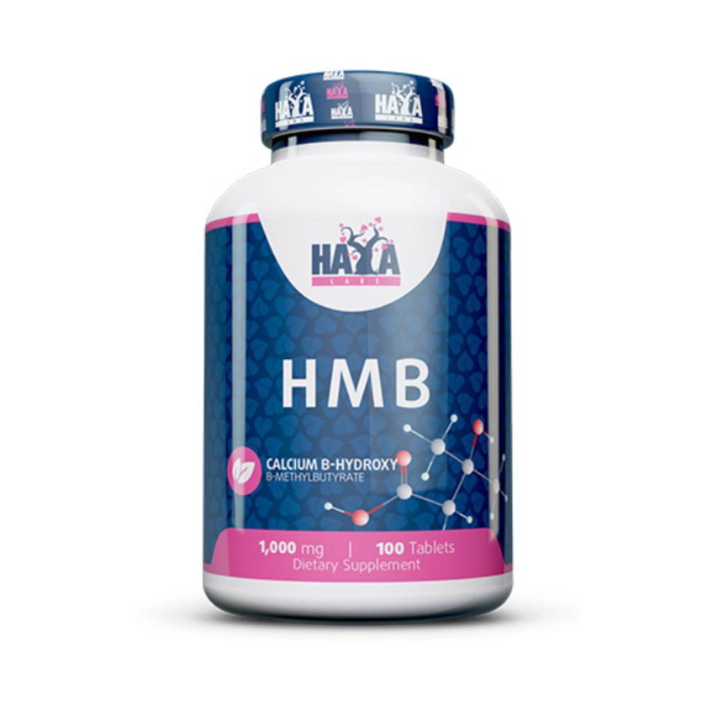 100% HMB 1000MG, 100 tablets, Haya Labs, Calcium β-hydroxy β ...