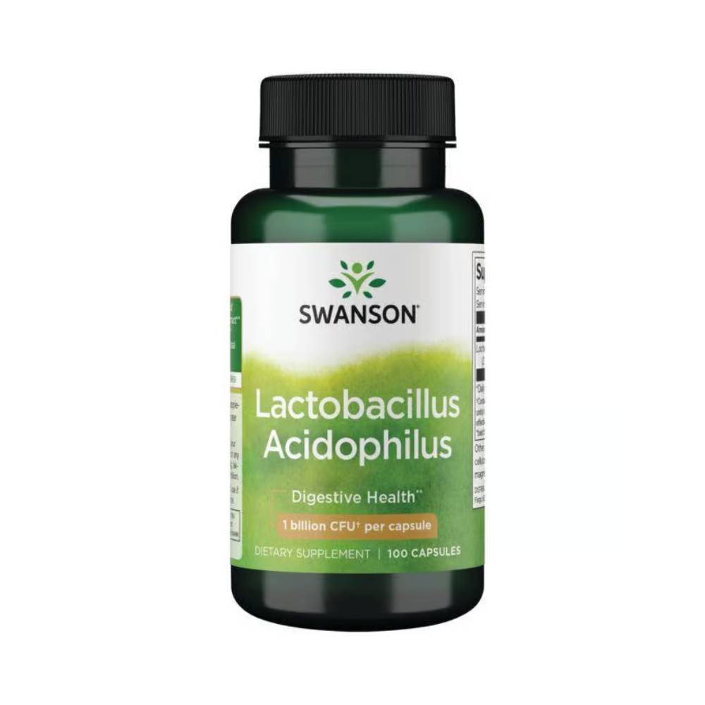 Lactobacillus acidophilus 100 capsule, Swanson, Supliment alimentar ...