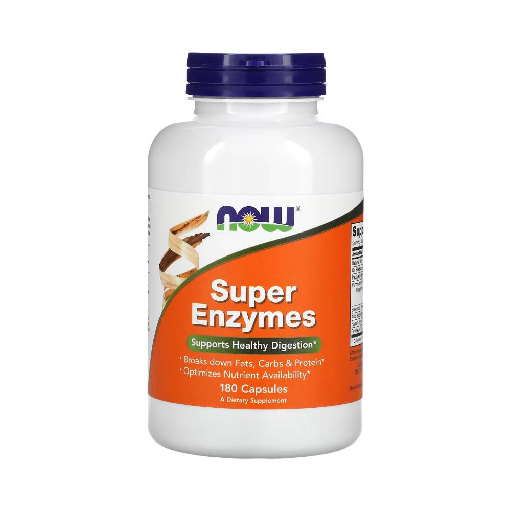 Super Enzime 180 capsule, Now Foods, Supliment alimentar pentru ...