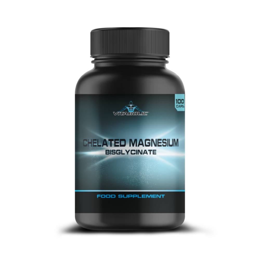 Bisglicinat de Magneziu 75mg, 100 capsule, Vitabolic, Supliment ...