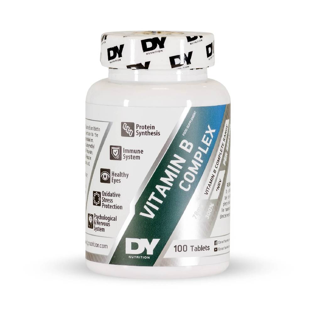 Vitamin B Complex, 100 tablete, Dorian Yates, Complex de vitamina B ...