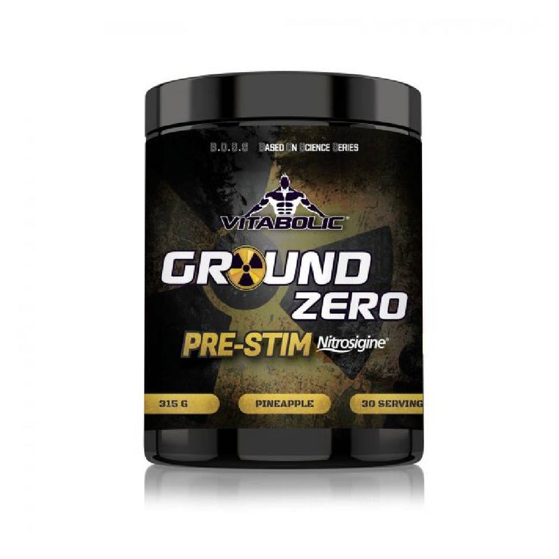 Ground Zero Pre-stim Nitrosigine, pudra, 315g, Vitabolic, Supliment ...