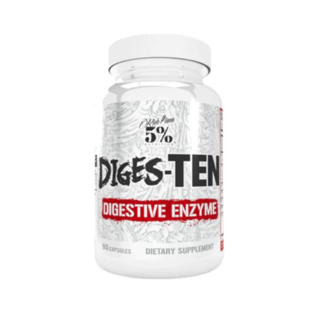 Diges-ten, 60 capsule, 5% Nutrition, Enzime digestive - Nutriland ...