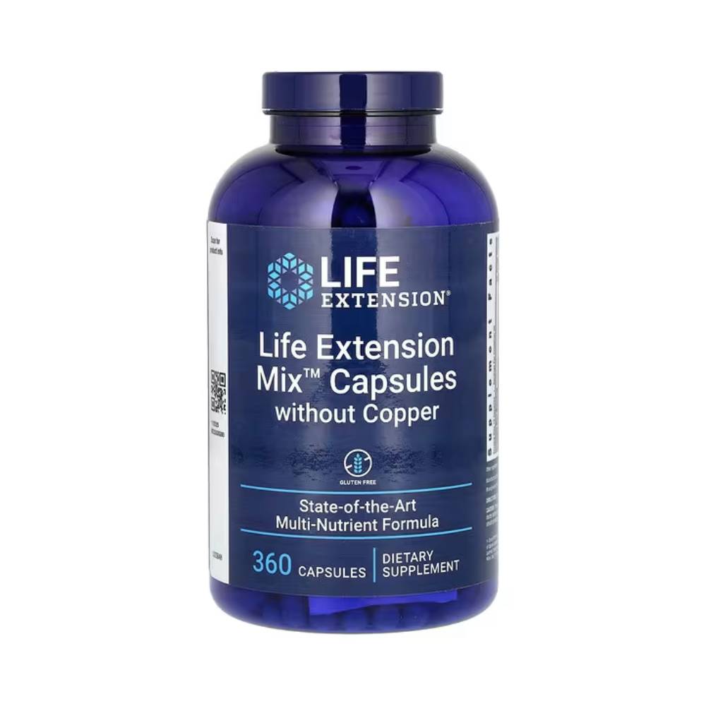 Mix Capsules without Copper 360 capsule, Life Extension, Complex de ...