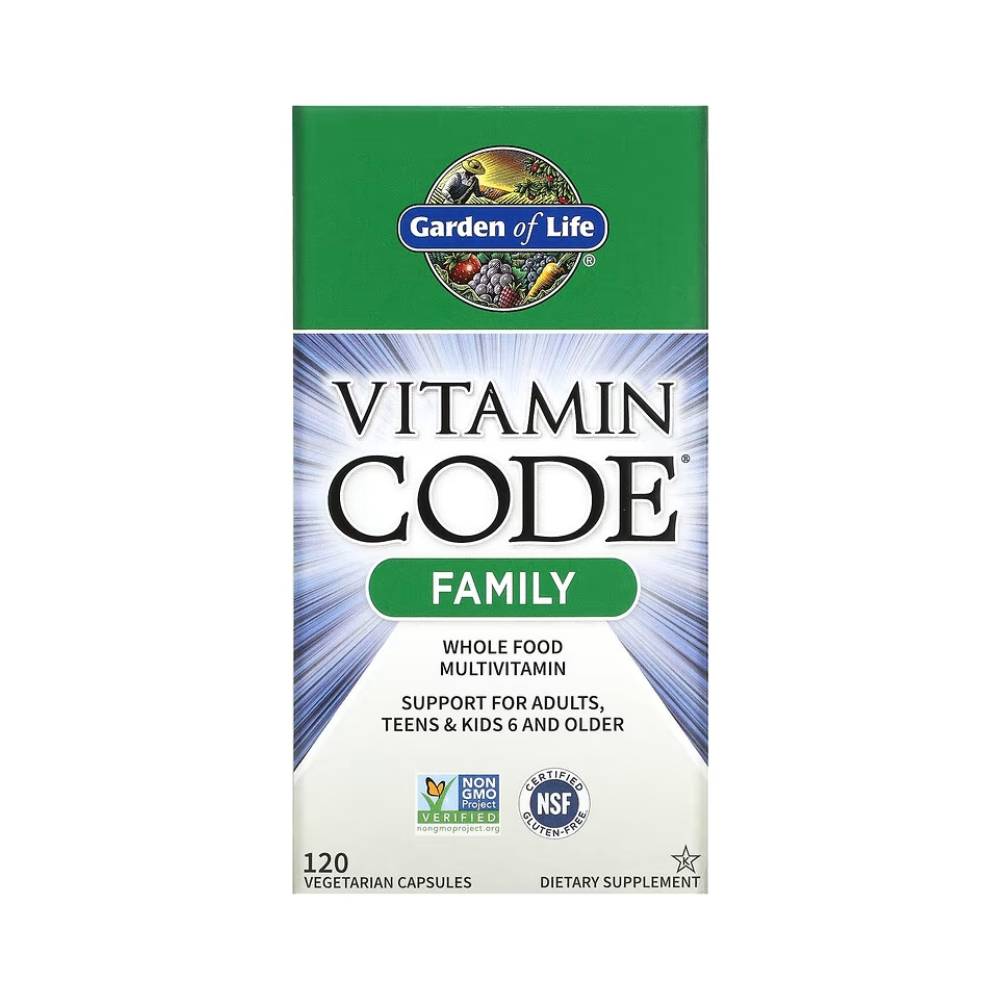 Vitamin Code Family 120 capsule, Garden of Life, Vitamine pentru ...